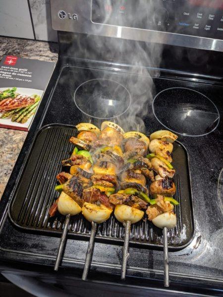 Short ribs & Prawn Kebabs » RecipeCollage.com