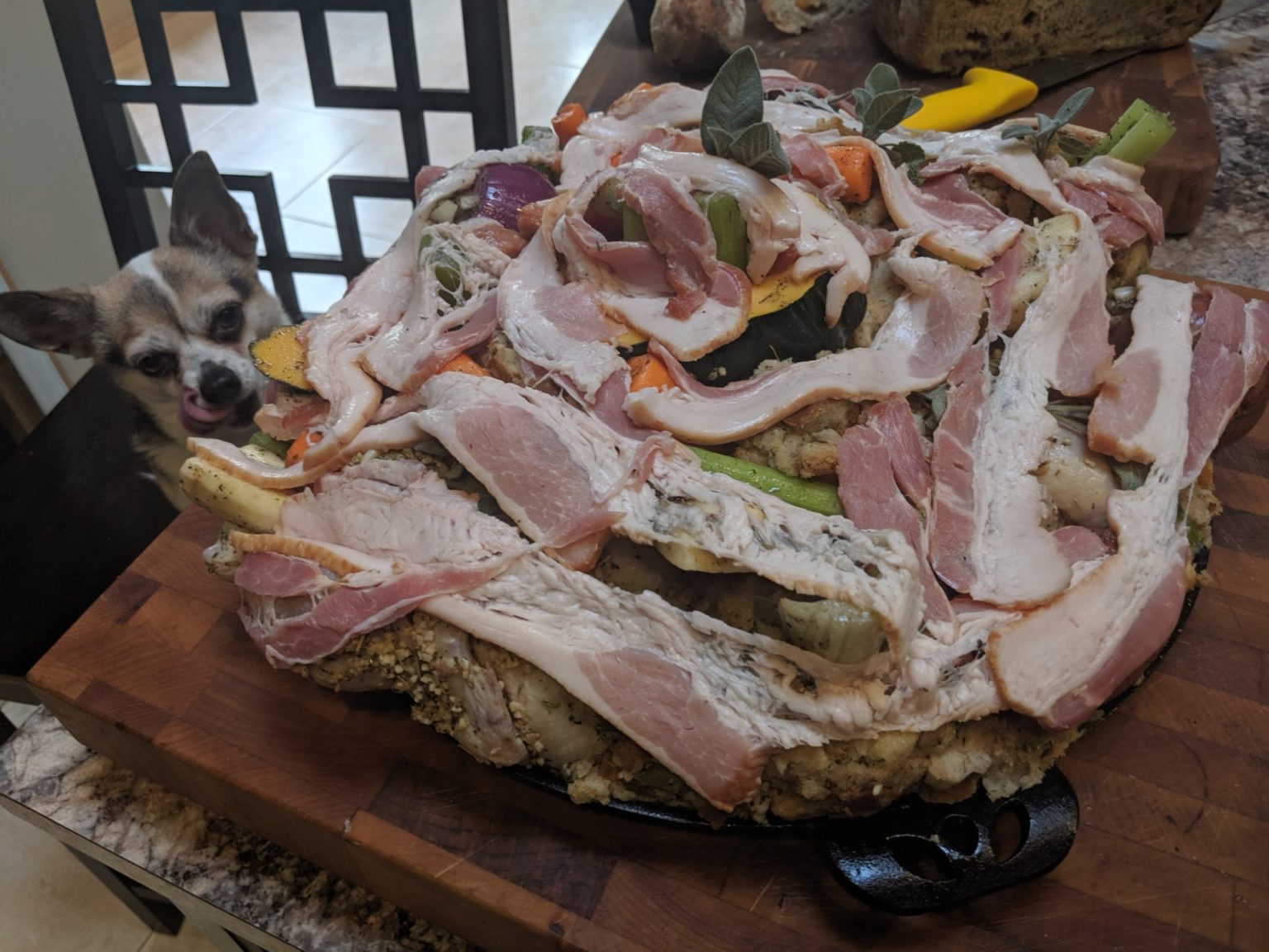 Baked Cornish Hens Dinner with all the fixings » RecipeCollage.com