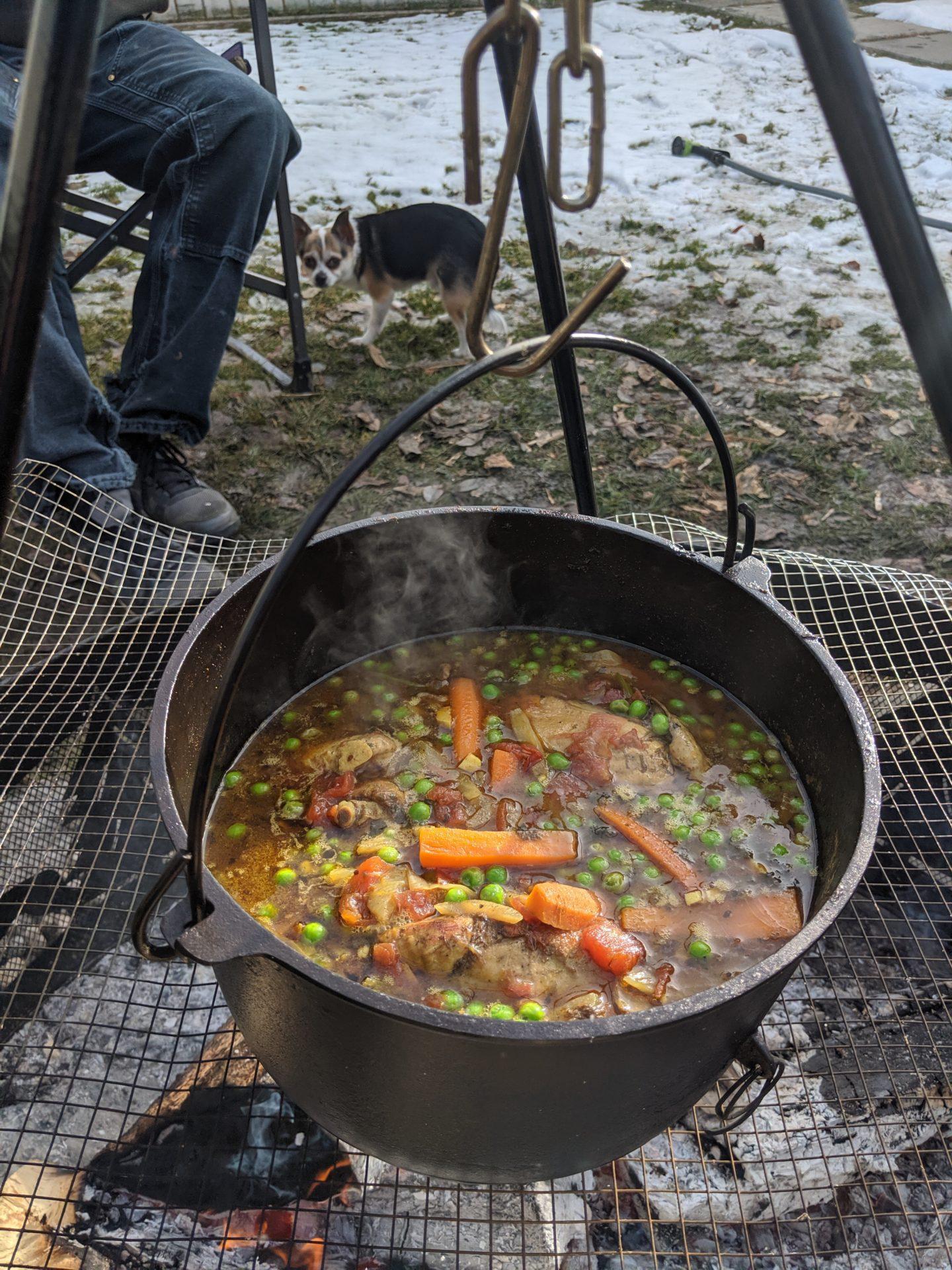 Chicken Curry over the Bonfire » RecipeCollage.com