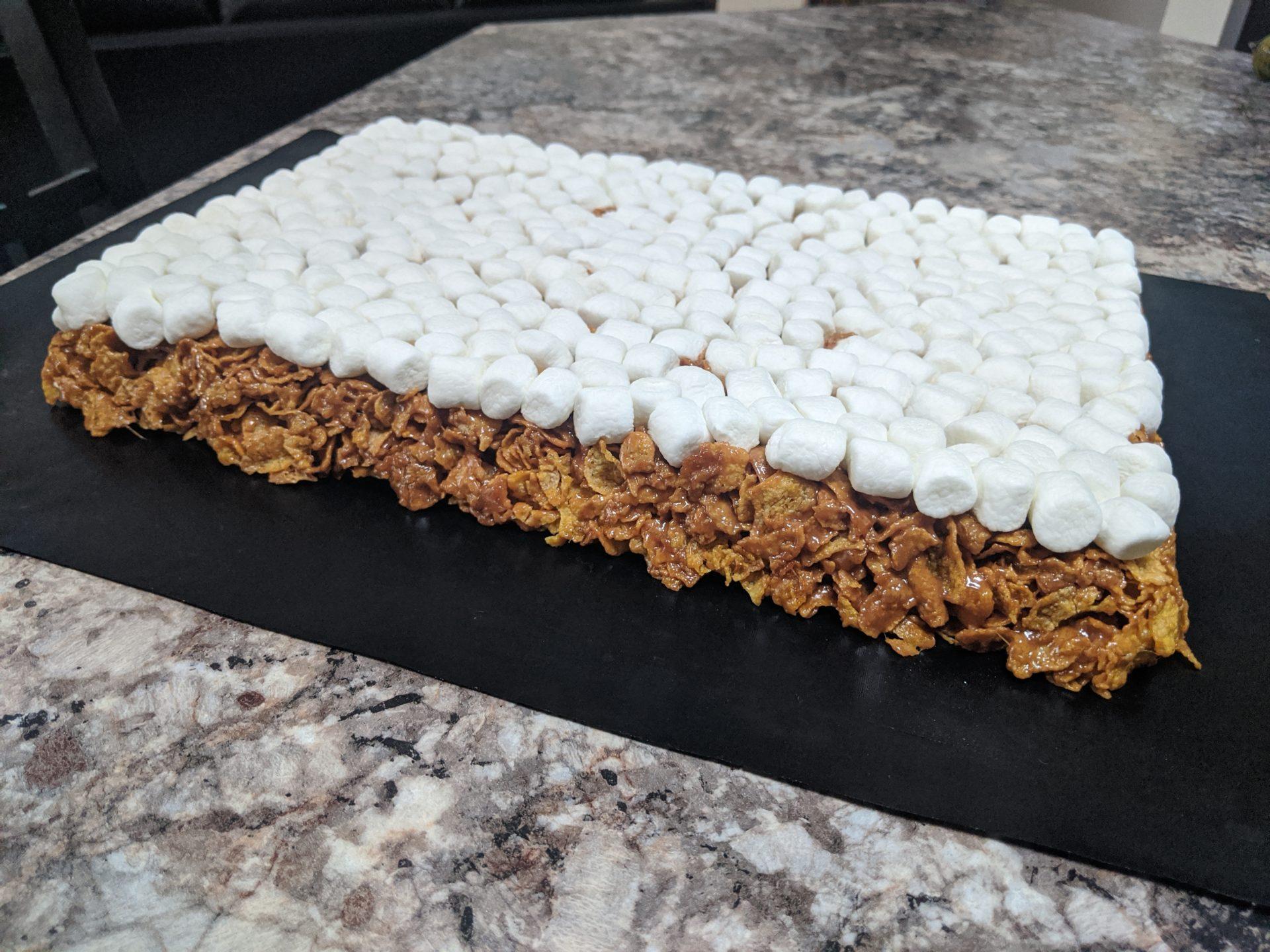 Nutty Marshmallow Cornflake Squares » RecipeCollage.com